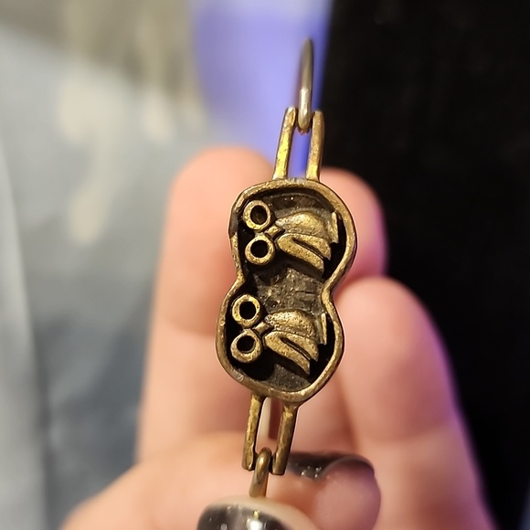 Donley | Jewelry | Vintage Donley Bronze Tone Double Owl Cuff Bracelet ...